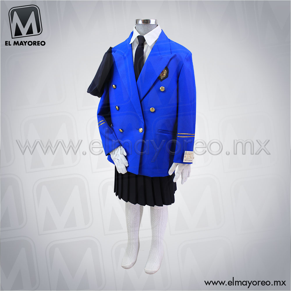 Saco Azul Rey combinación Azul Marino - El Mayoreo