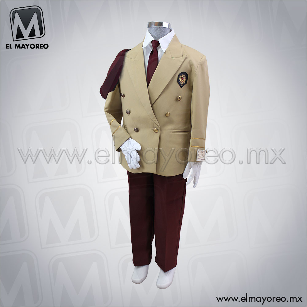 Saco Caqui combinación Tinto - El Mayoreo