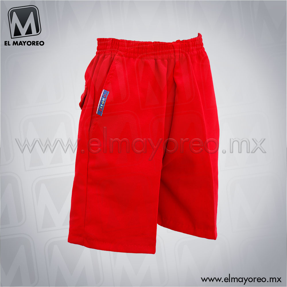 Short Escolar Rojo - El Mayoreo