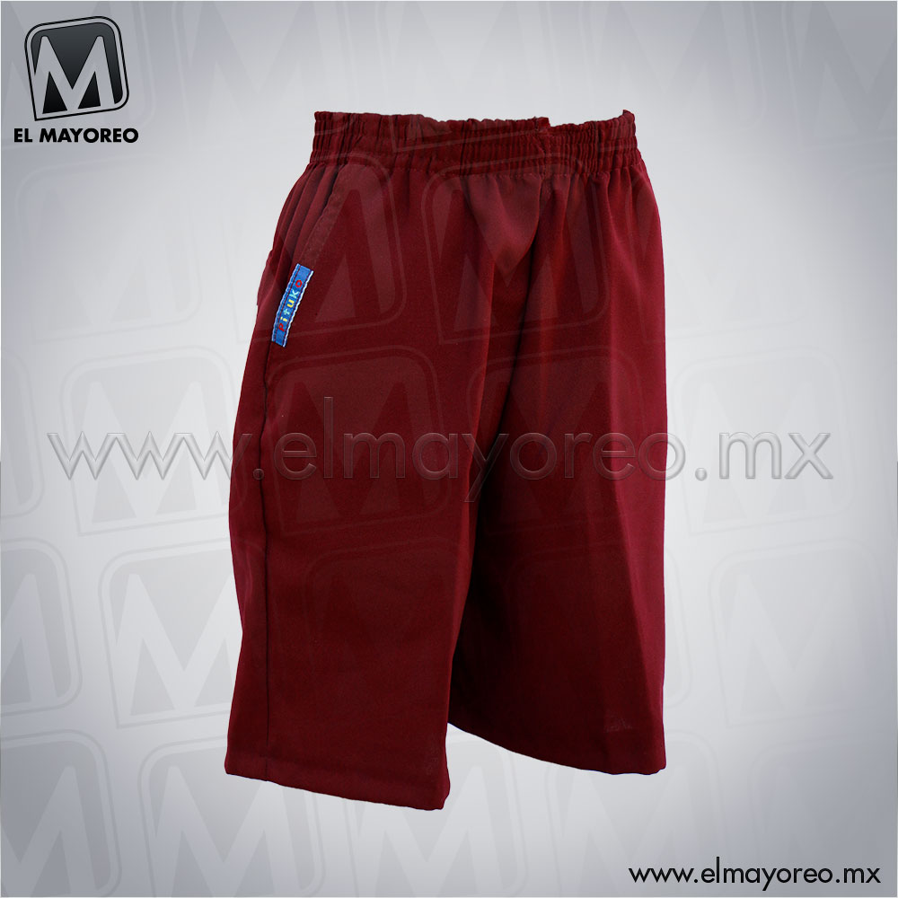 Short Escolar Tinto - El Mayoreo