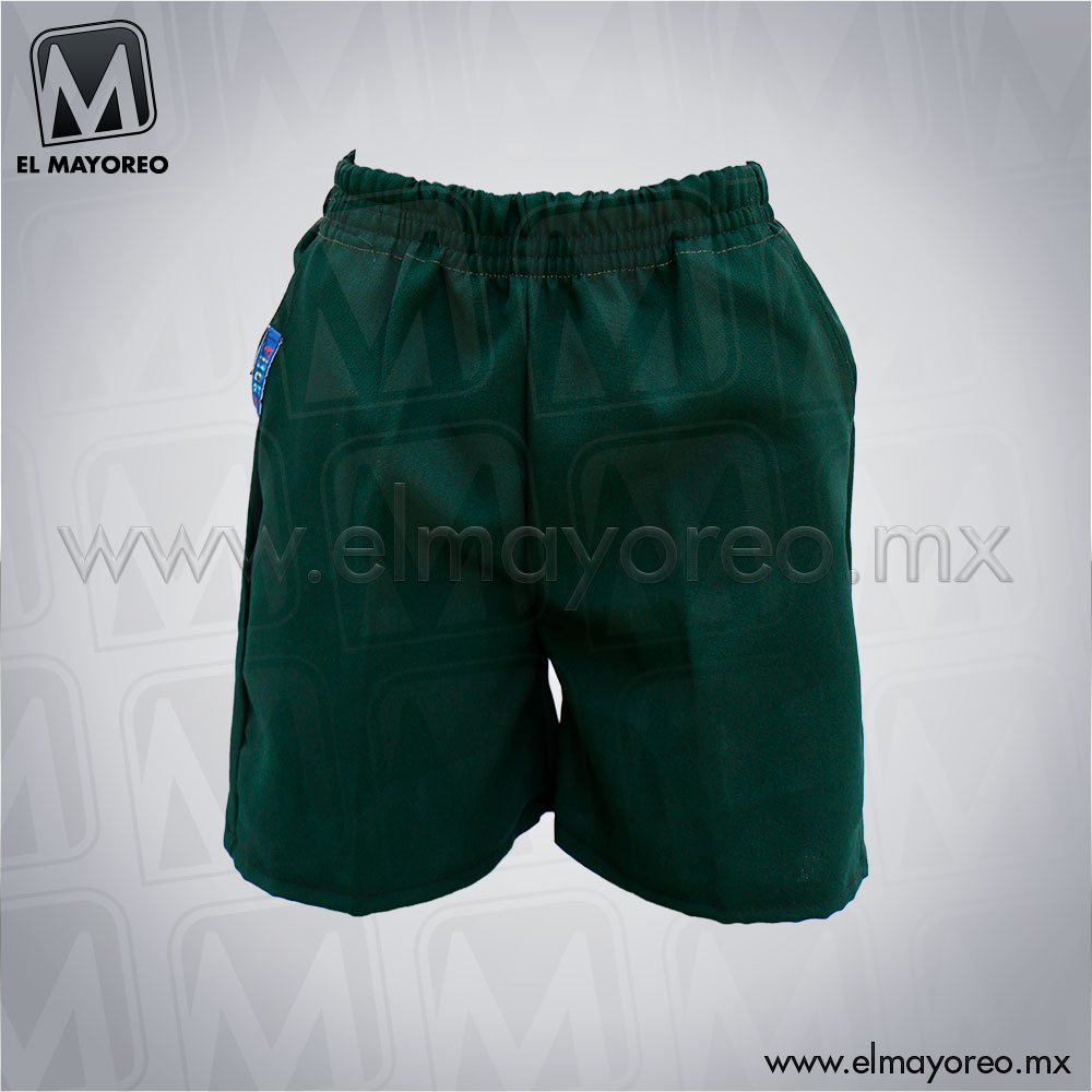 Short Escolar Verde - El Mayoreo